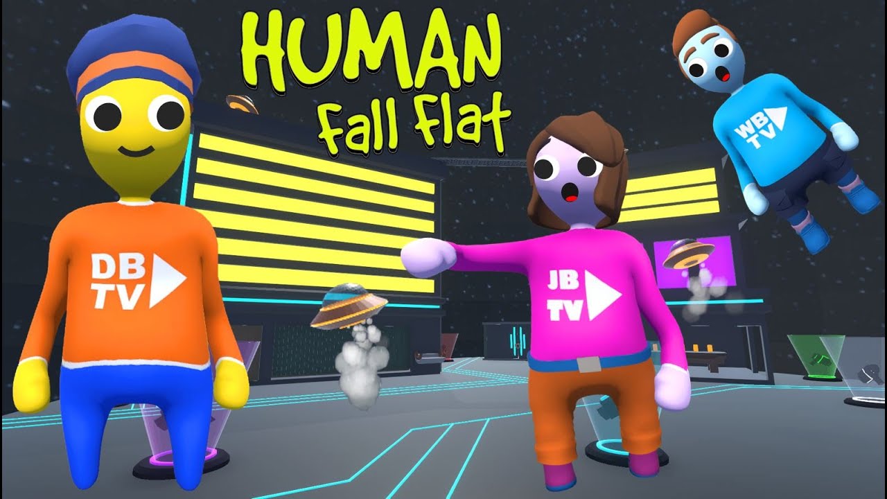 WE EXPLORED AN ALIEN REALM IN HUMAN FALL FLAT MULTIPLAYER - YouTube