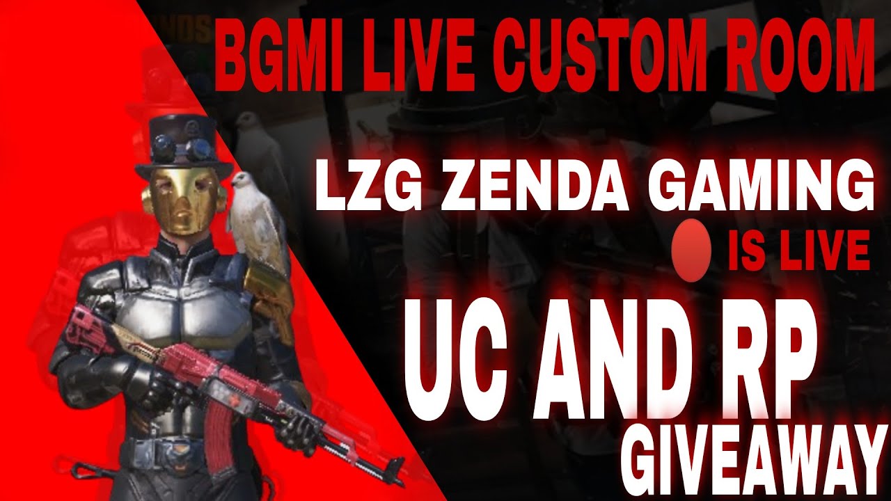 BGMI LIVE CUSTOM ROOM | UC AND RP GIVEAWAY | FREE ENTRY - YouTube