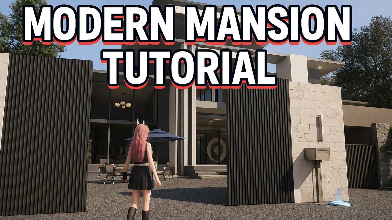 Once Human - Modern Mansion Build Tutorial | Creative Survival Base - YouTube