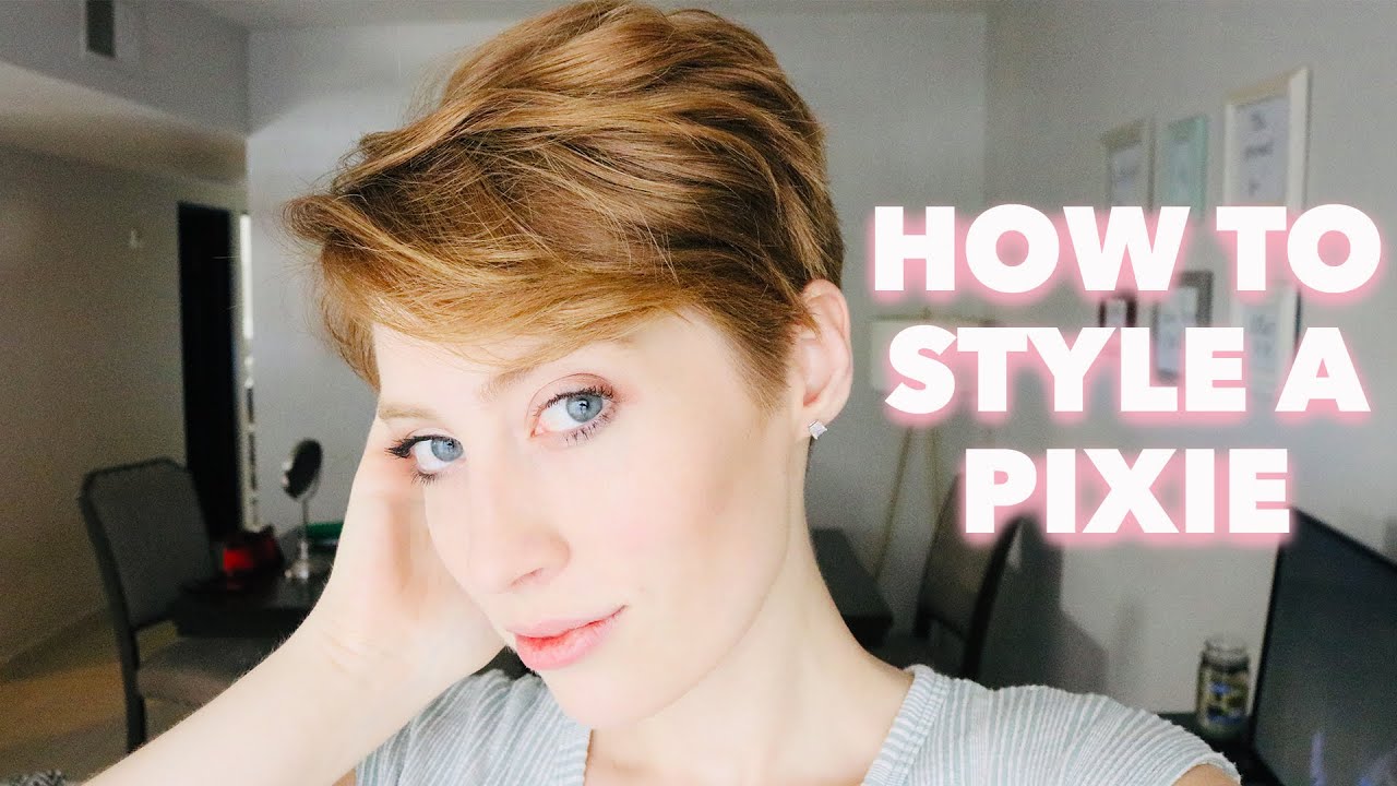 NEWBIE GUIDE - How to Style Your Pixie **STRAIGHT HAIR** - YouTube