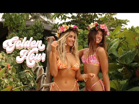 Kulani Kinis X Hannah Meloche Summer 2021 'Golden Hour' Bikini Swimwear Collection