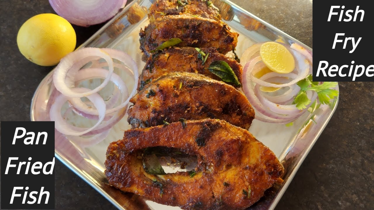 Fish Fry Recipe | Pan Fried Fish | Healthy Fish Fry | Easy Fish Fry ...