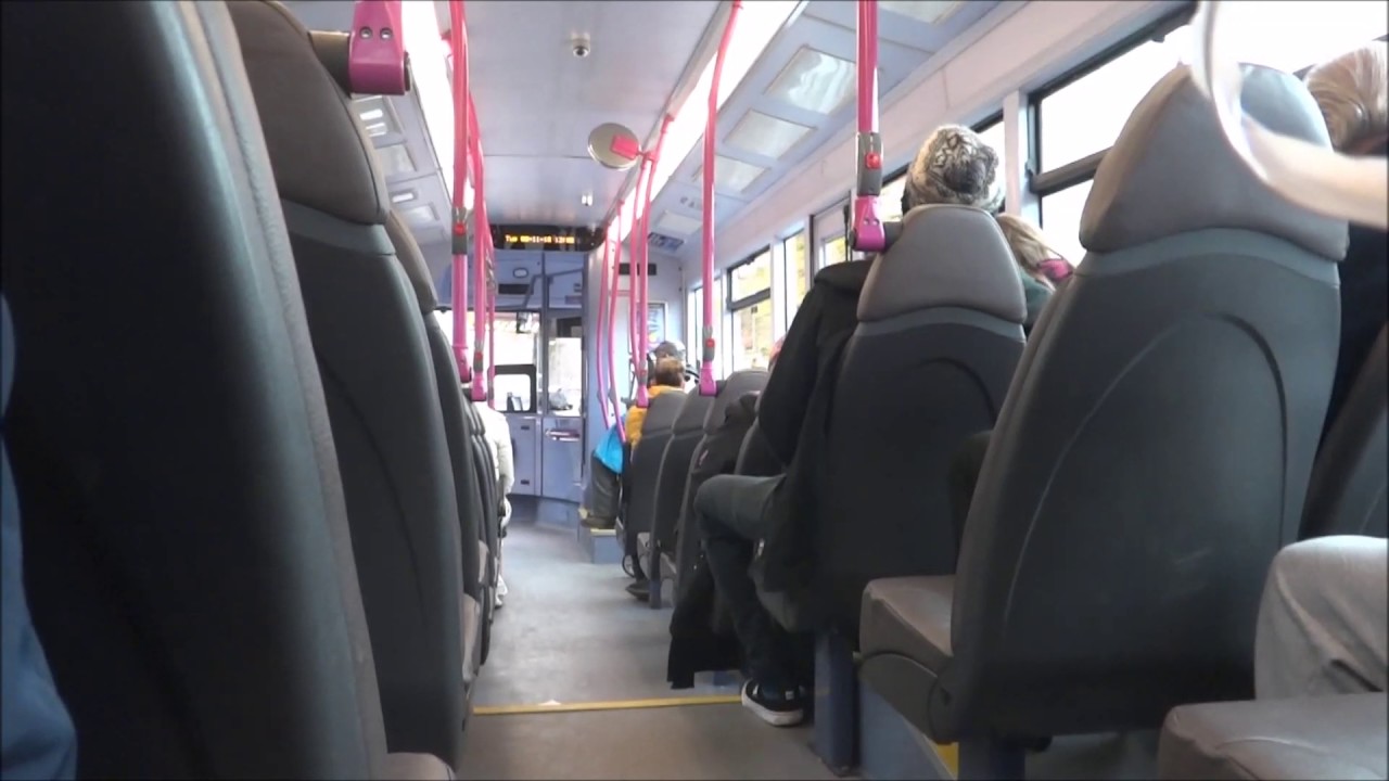 First Glasgow Alexander Dennis Enviro 300 67806 SN13 EAY - YouTube