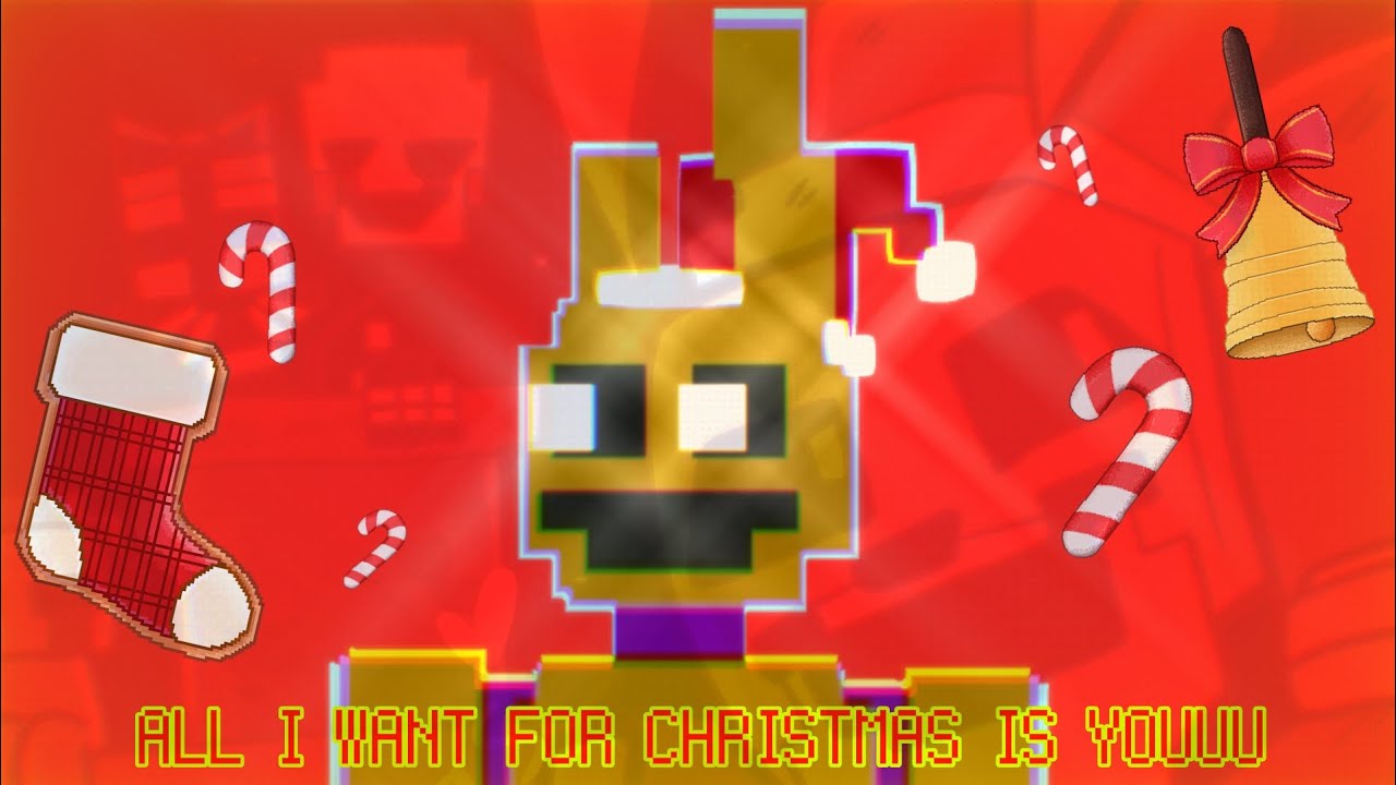 Springtrap Sings "All I Want For Christmas is you" (FNAF SPEEDPAINT ...