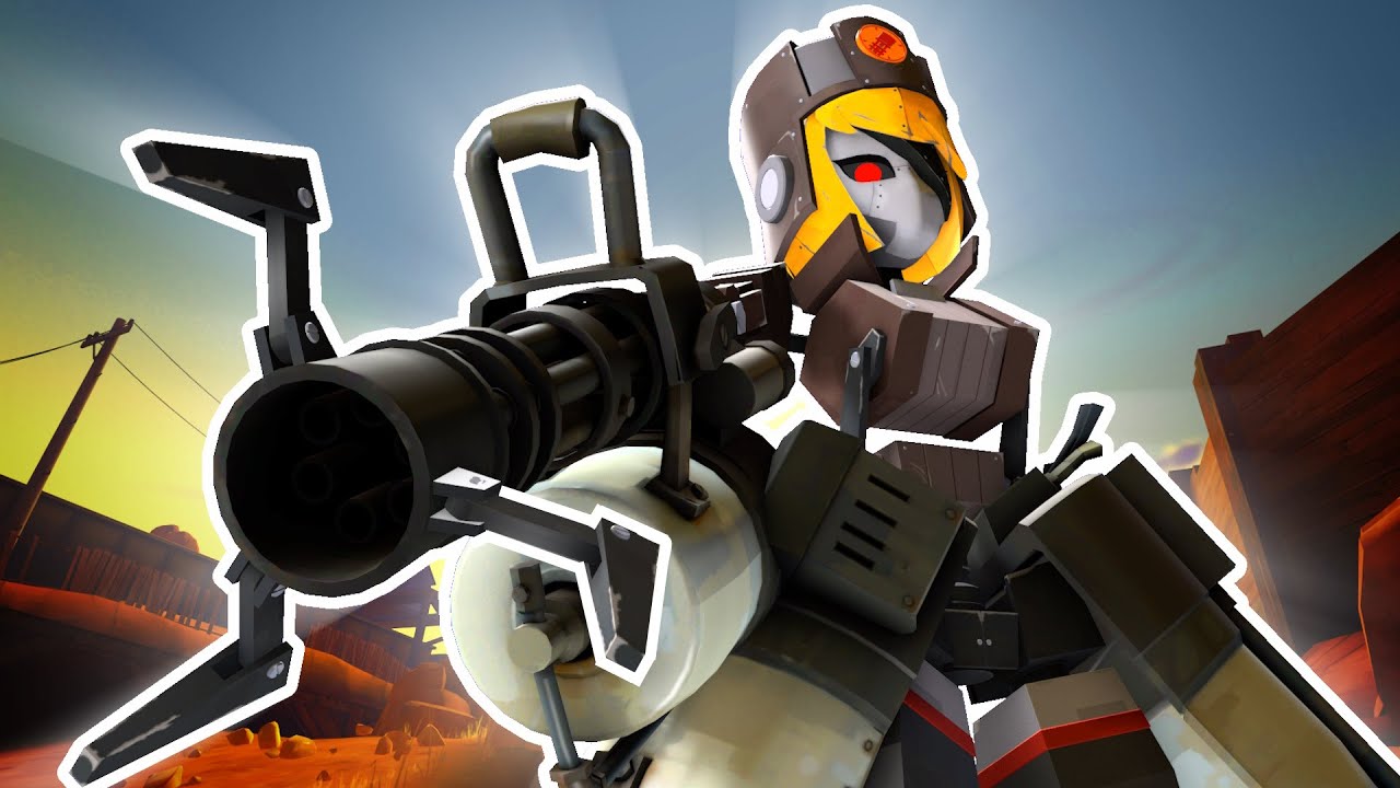 Sasha The Minigun Girl - YouTube