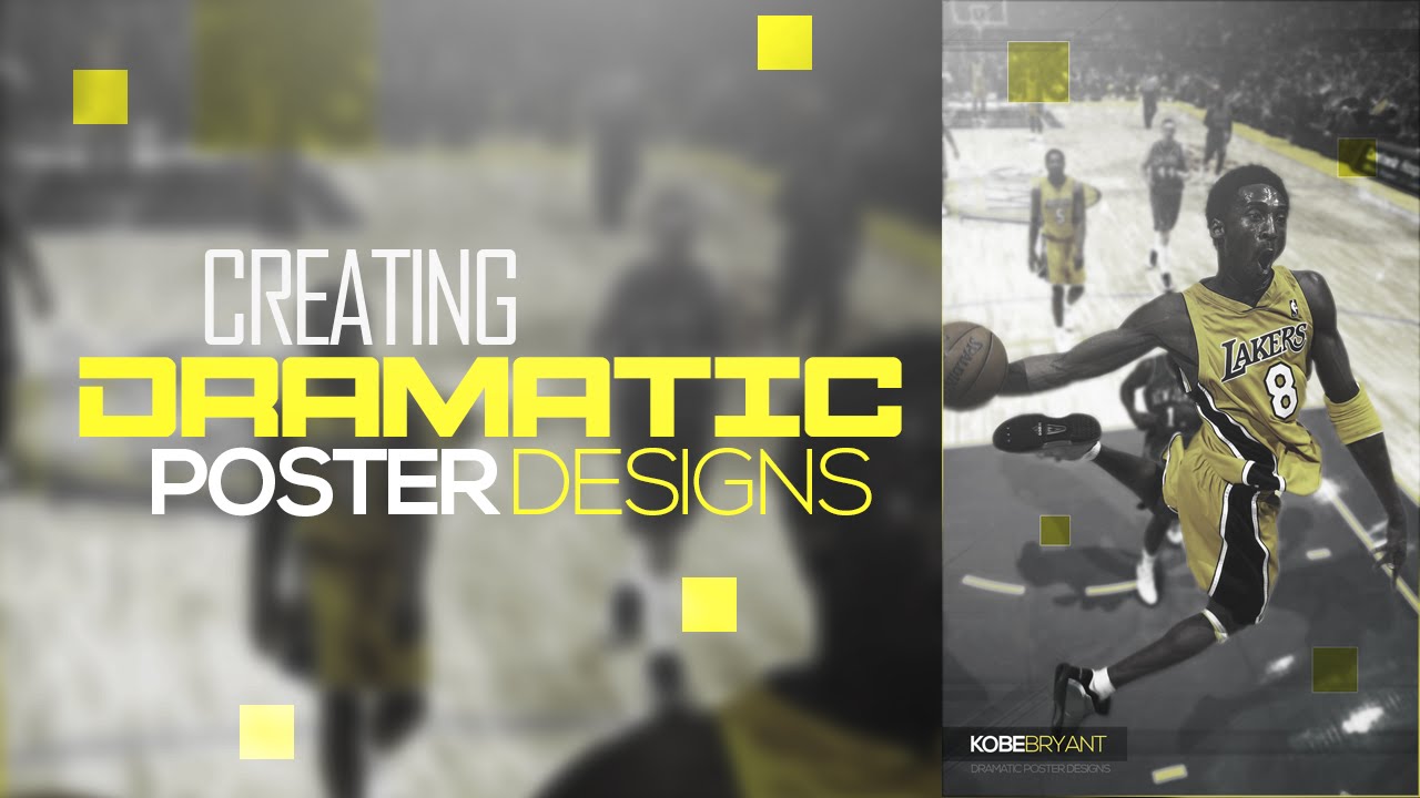 Photoshop Tutorial: Creating Dramatic Ad/Poster Designs - YouTube