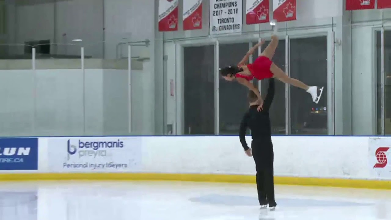 Cassandra Leung & Paxton Fletcher - 2019 North York Junior Pairs SP ...