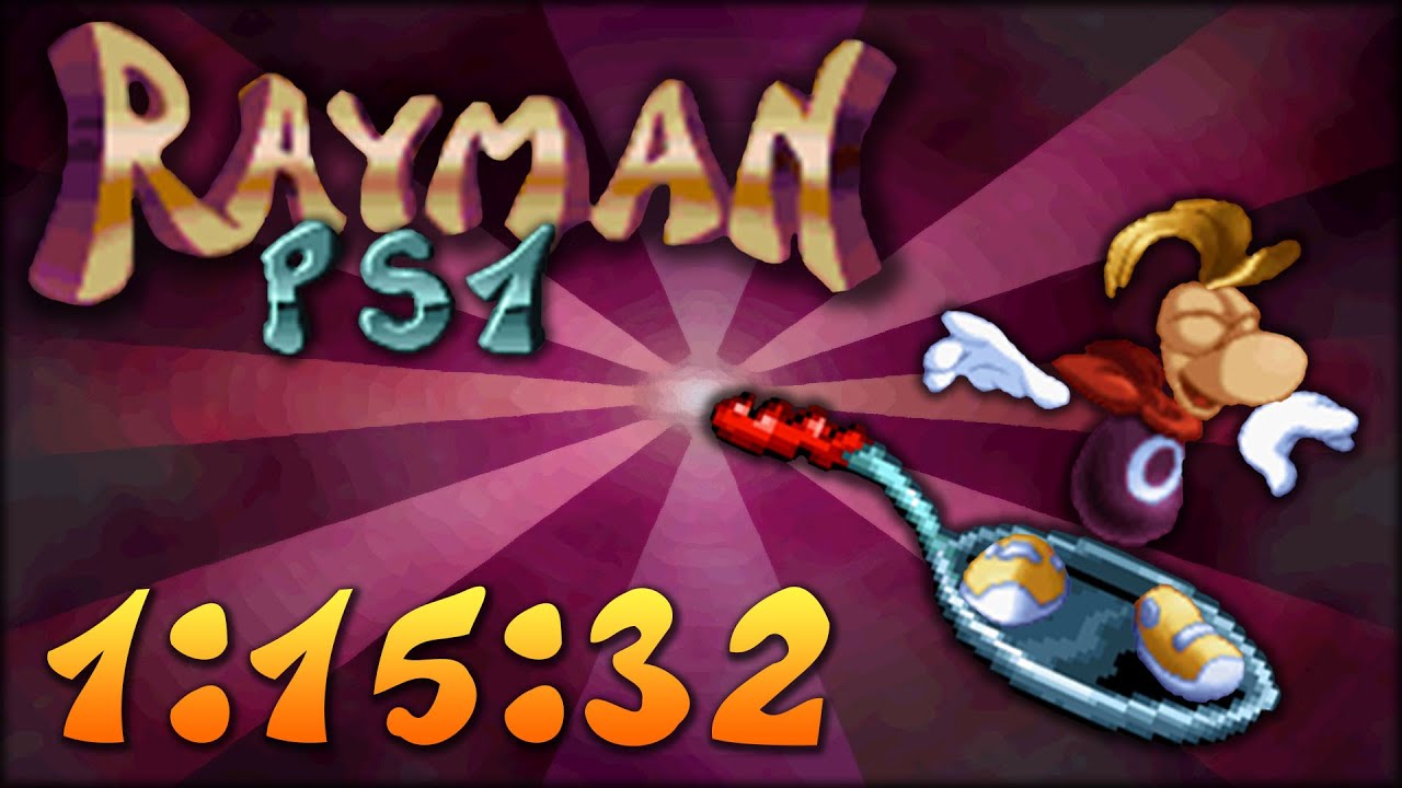 Rayman 1 PS1 100% speedrun 1:15:32 - YouTube