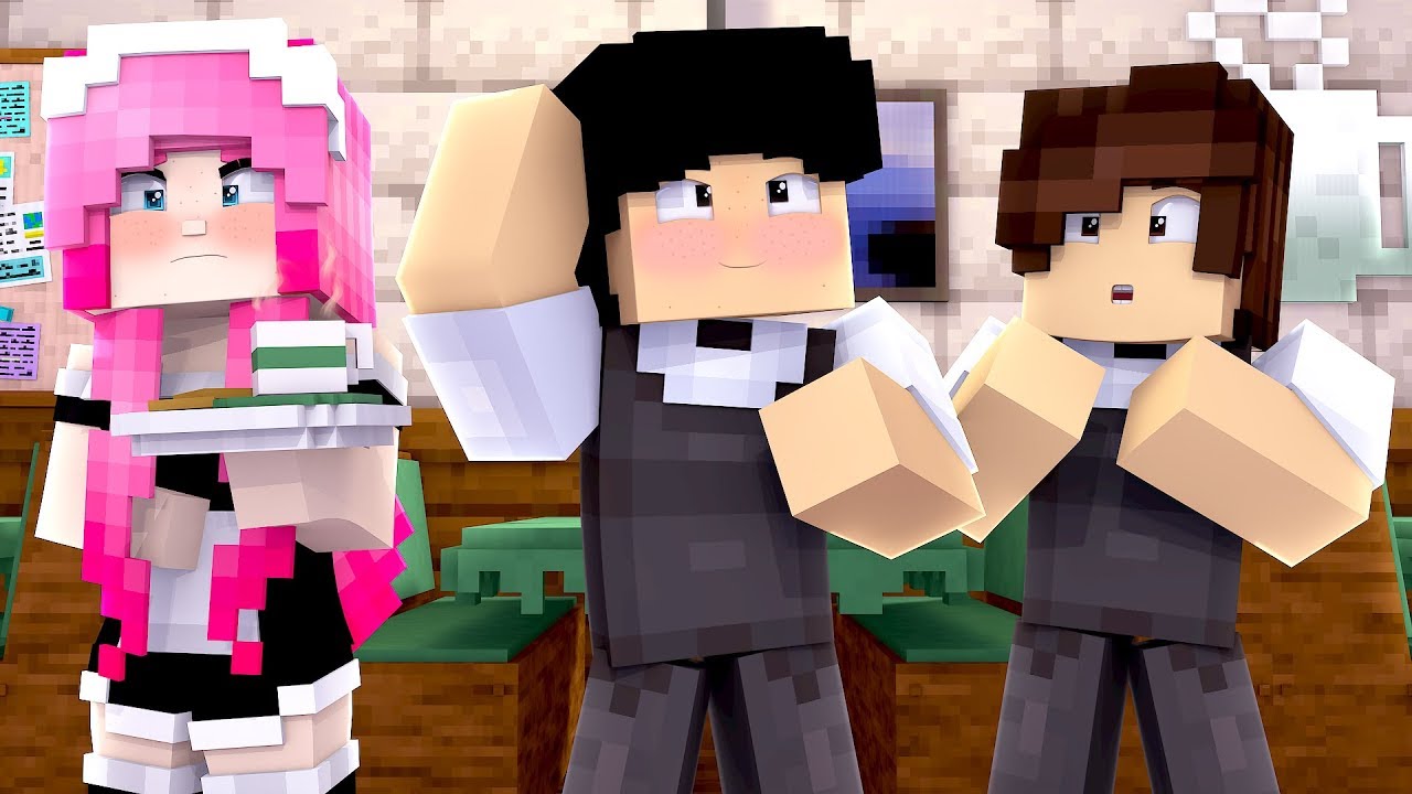"MAID CAFE ?!" | Minecraft Roomies- Minecraft Roleplay - YouTube