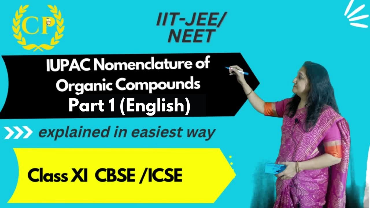 IUPAC Nomenclature of Organic Compounds Part 1| Class 11| IIT-JEE ...
