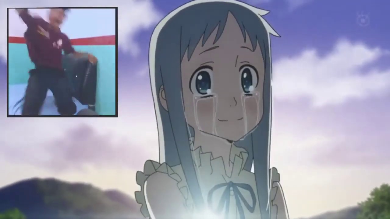 Anohana Saddest Reaction Ever Anime Reaction Youtube