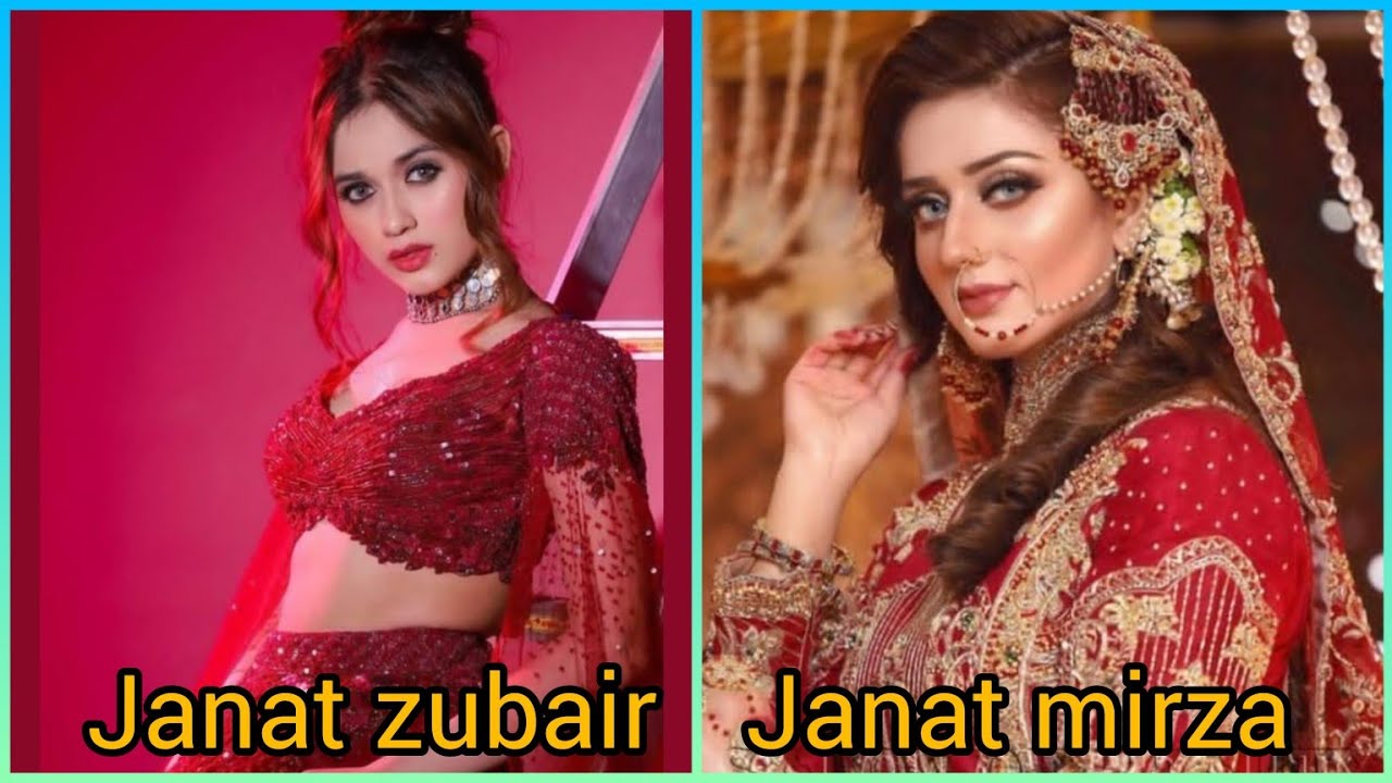 Janat Mirza & Janat Zubair best tiktokers /Kon Zayada Payre Hain/Every ...