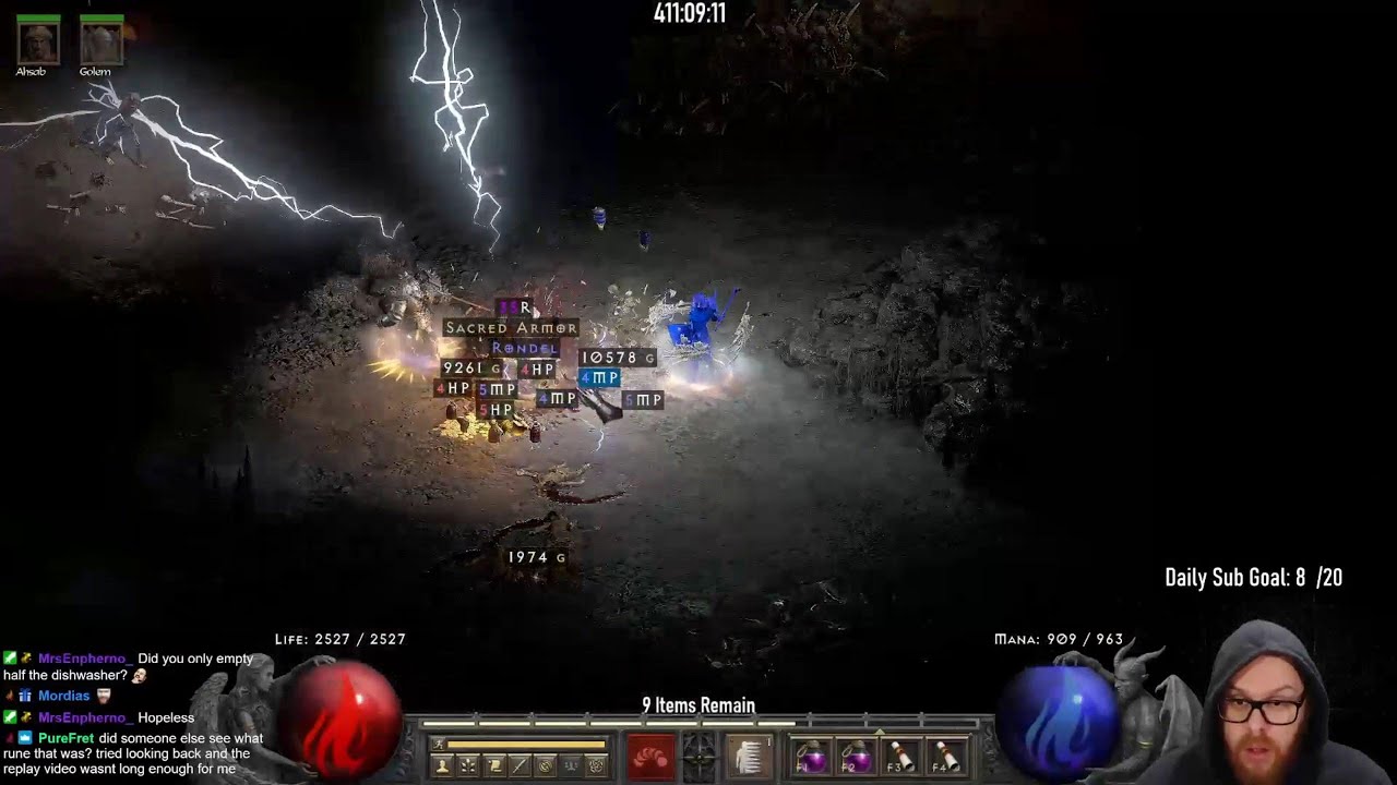 Unique Sacred Armor #3 - Necro Holy Grail day54 - 9 Items Remain - YouTube