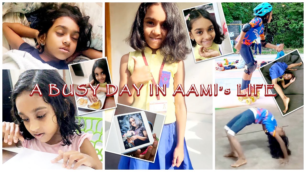 A Busy Day In Aami's Life | Day in My Life Vlog | School Day Routine ...