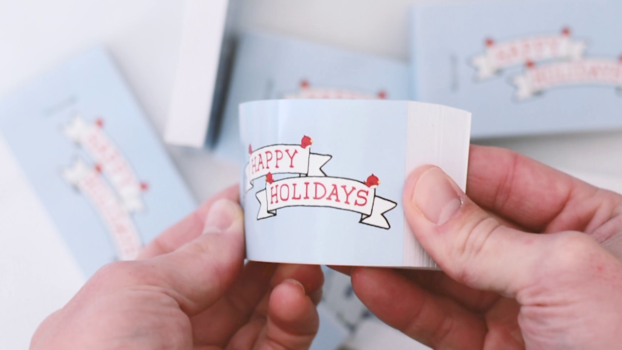 Happy Holidays Flip Book - YouTube