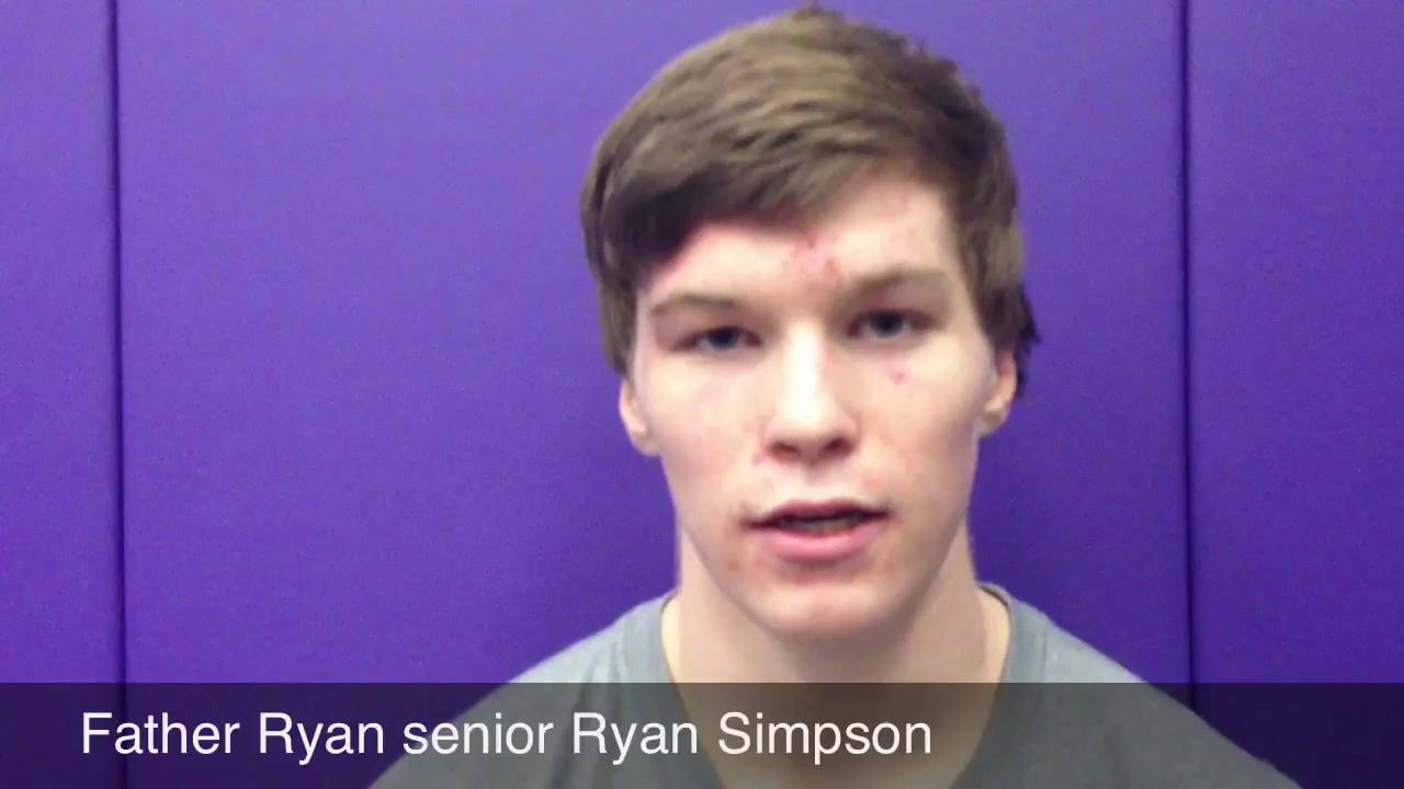 Father Ryan wins annual wrestling invitational - YouTube