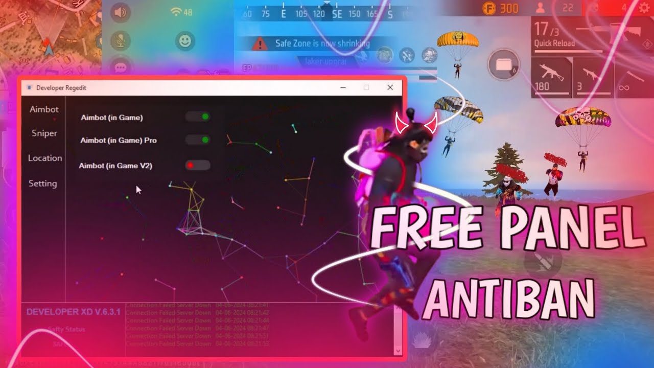 FREE FIRE AIMBOT PANEL |PAID PANEL |FRE FIRE HEADSHOT PANEL OB44 FREE ...