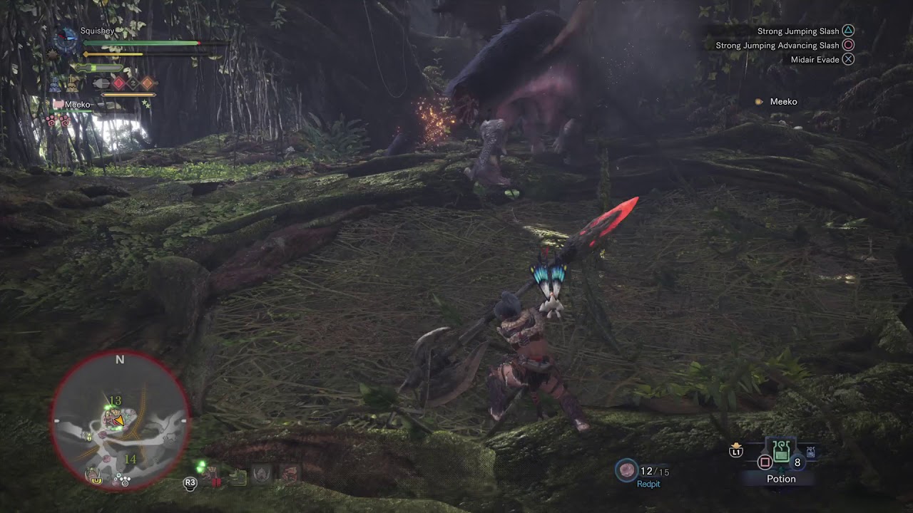 Monster Hunter: World - Meeko and I vs Mr T-Rex - YouTube