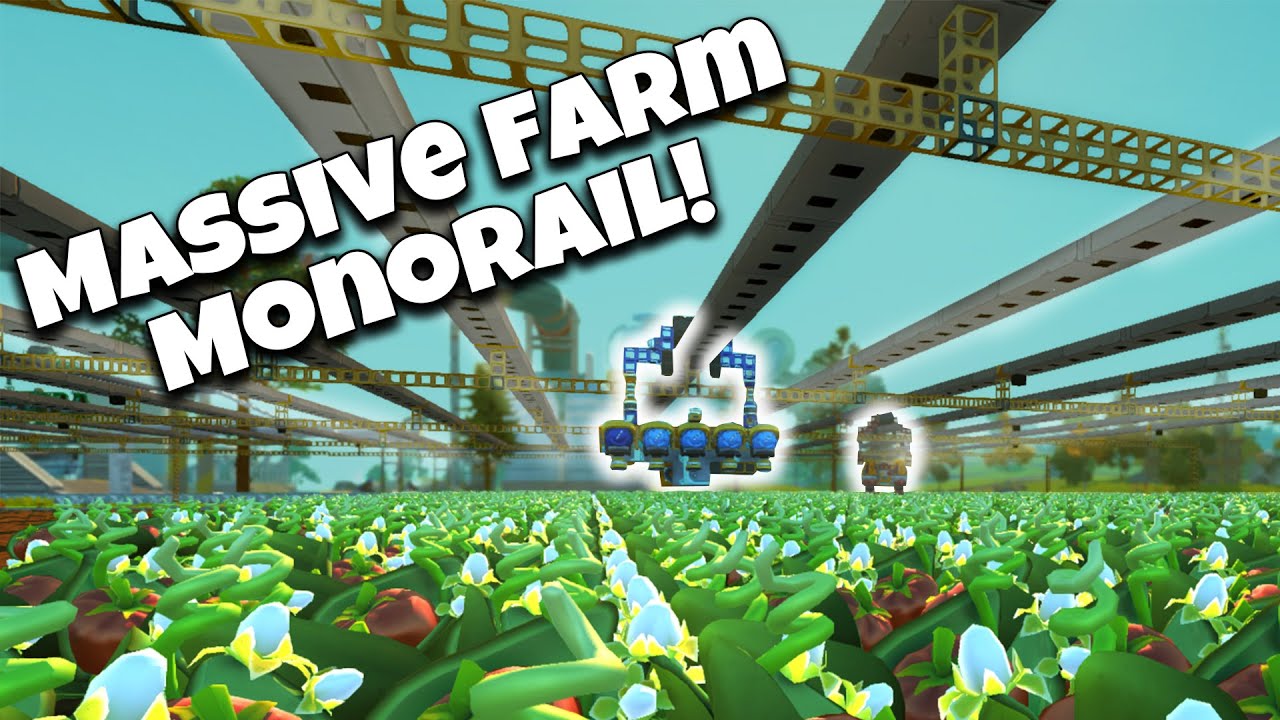 Scrap Mechanic Survival biggest farm auto system - YouTube