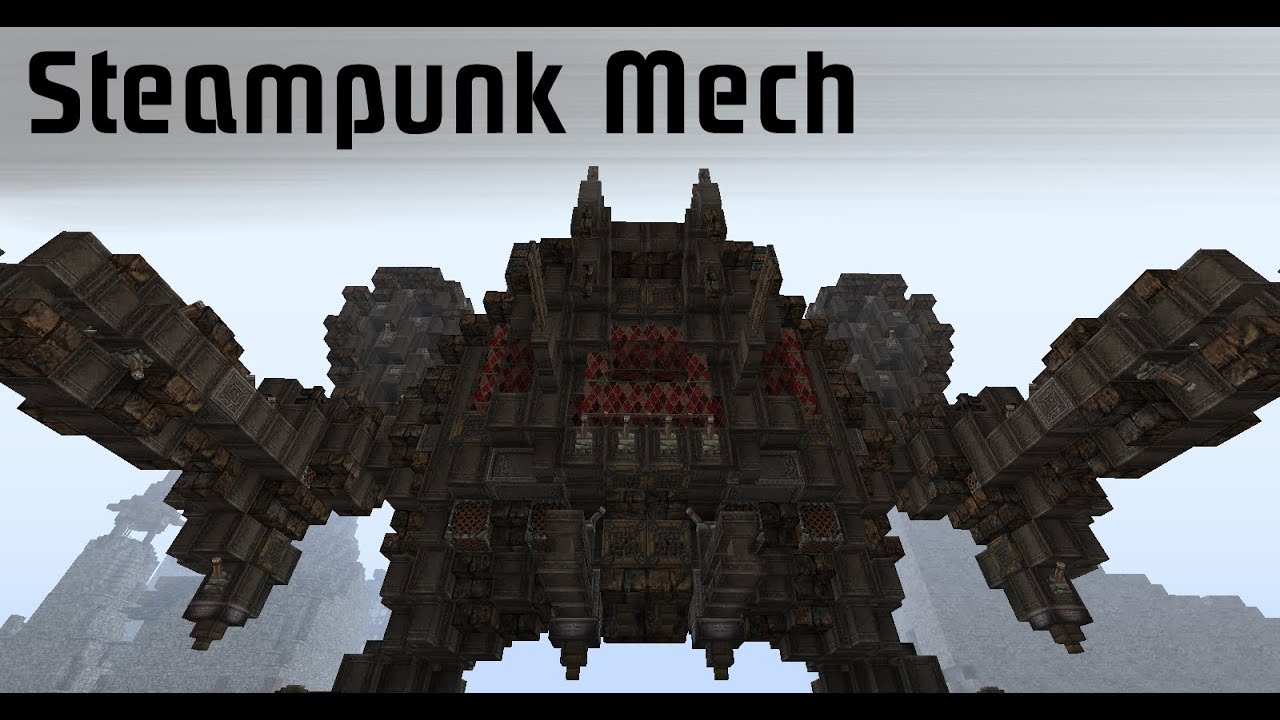 Minecraft Steampunk Mech Dukonified Rgs King Sausage Youtube