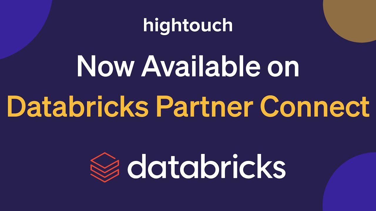 Announcing Hightouch on Databricks Partner Connect - YouTube