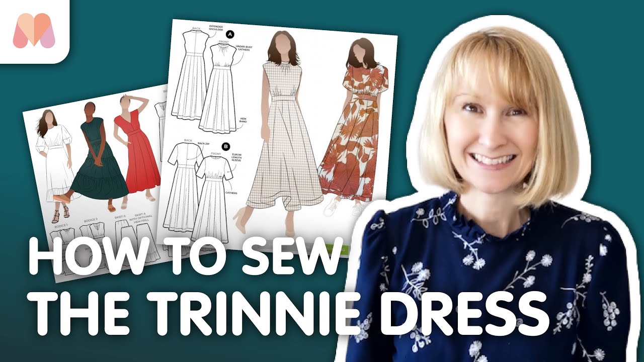 Sewing the Trinnie Dress with Extension Pack | Style Arc Pattern ...