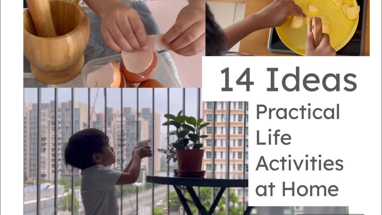 Montessori Practical Life Activity Ideas Kids 2-8 years old | How to ...