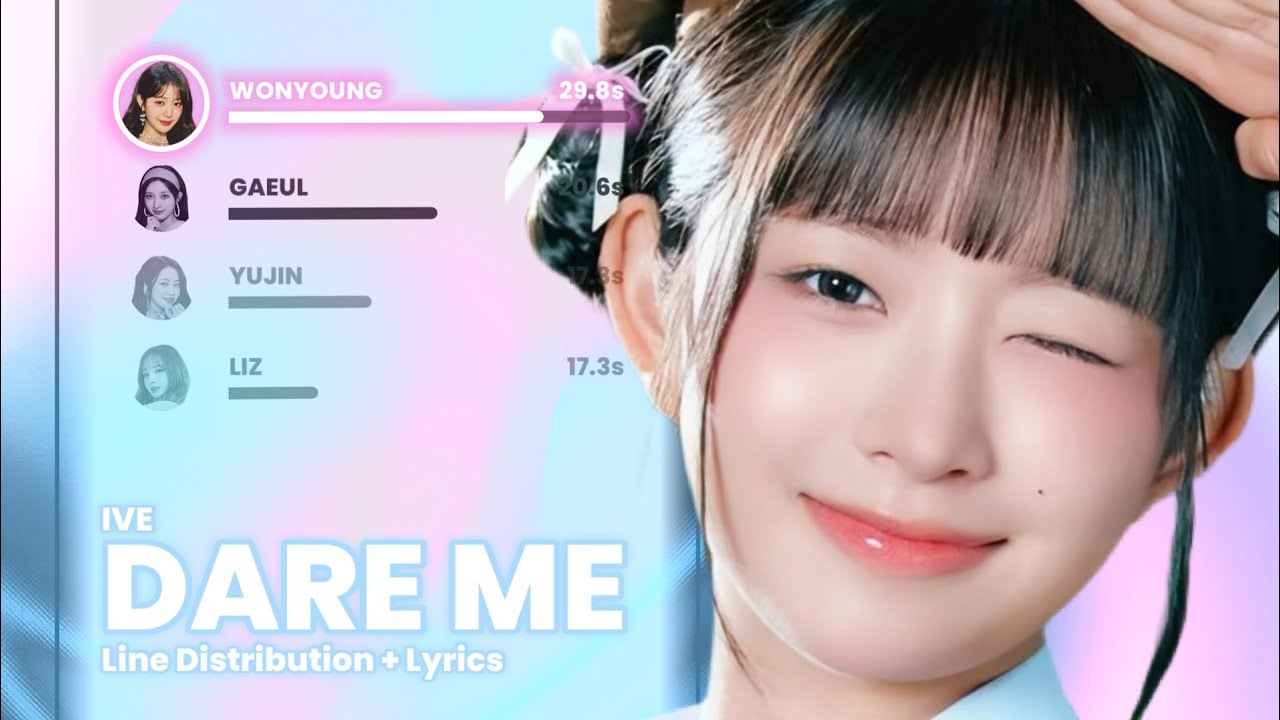 IVE - DARE ME (Line Distribution + Lyrics) - YouTube