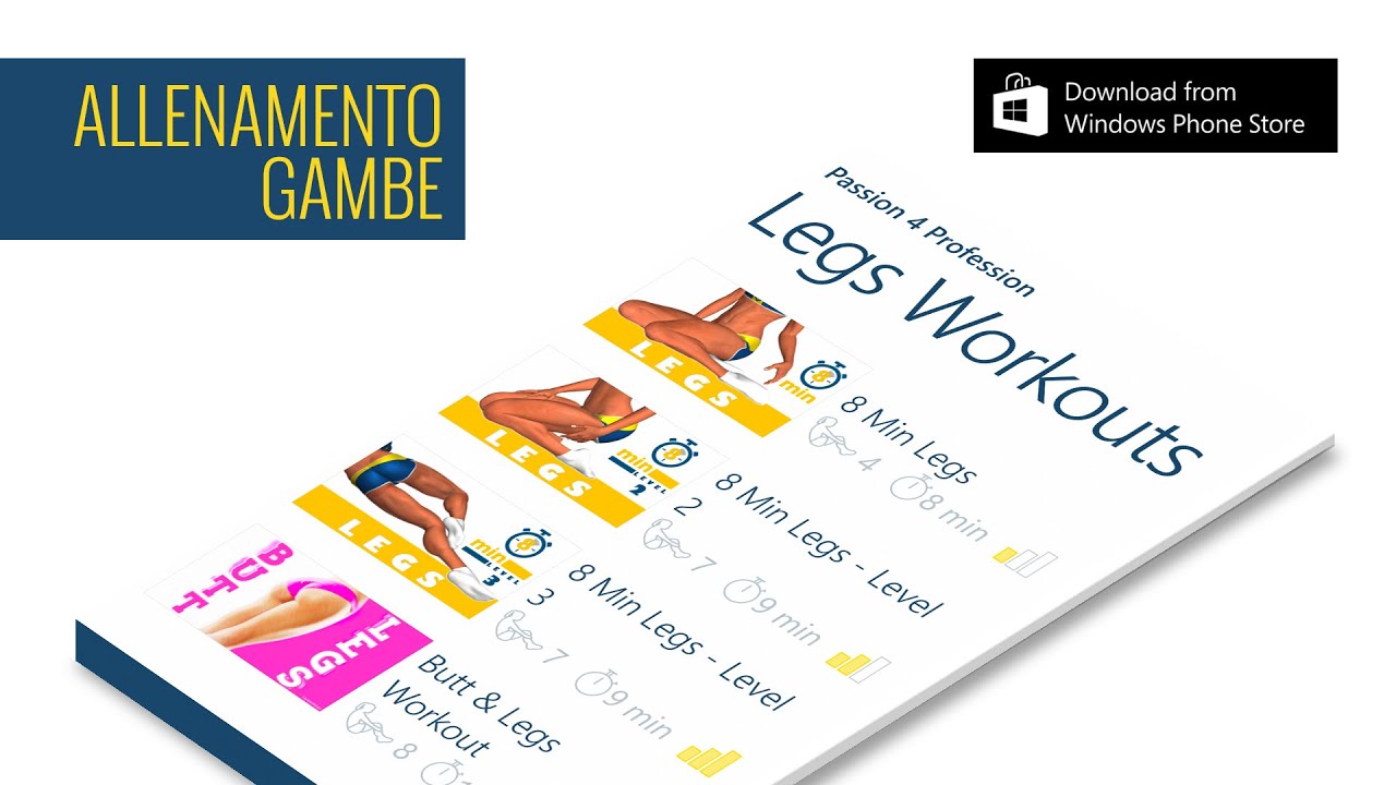 L'app “Legs Workout” è su Windows Store e Windows Phone Store! - YouTube