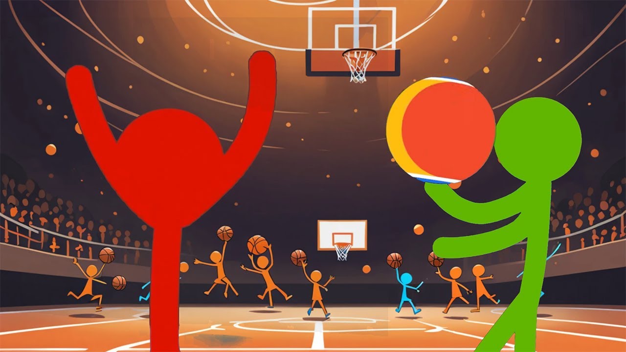 Epic Stick Figure Basketball 🏀 | Insane Trick Shots and Crazy Moves! 🔥 ...