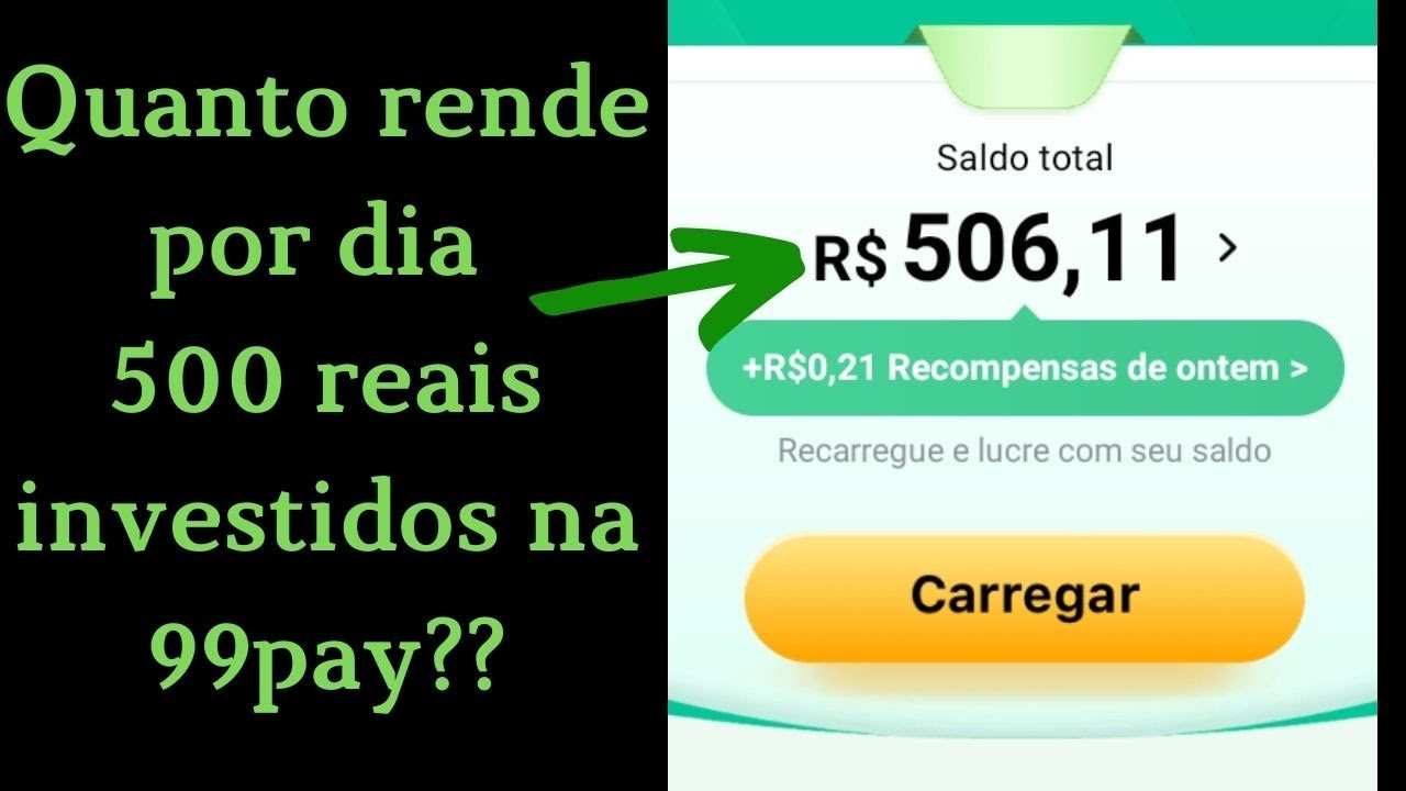 Quanto Rende Por Dia 500 Reais Investidos Na 99pay YouTube quanto-rende-por-dia-500-reais-investidos-na-99pay-youtube