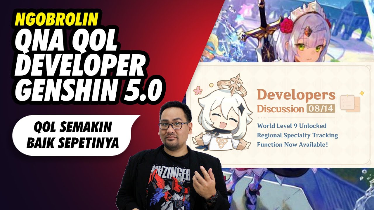 QnA Developer untuk Genshin 5.0! BANYAK PERBAIKAN QoL! - YouTube