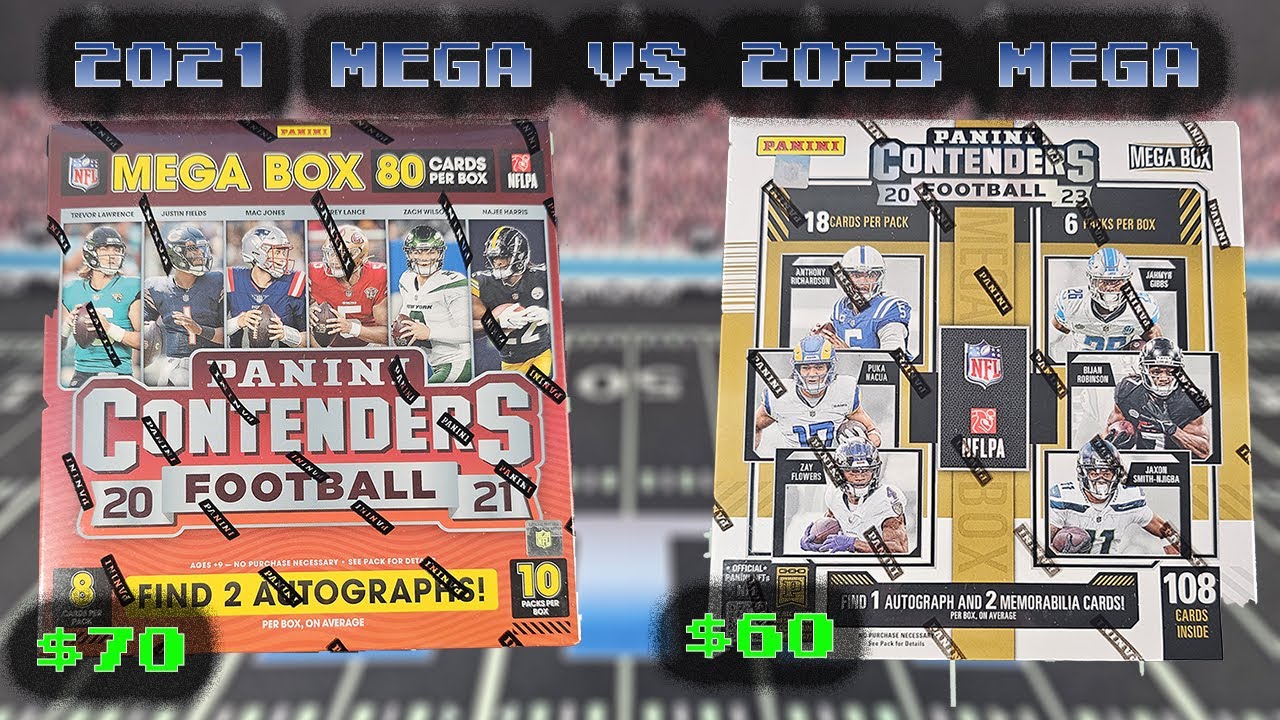 $70 Vs $60! 2021 Fanatics Exclusive Contenders Mega Box Vs 2023 ...