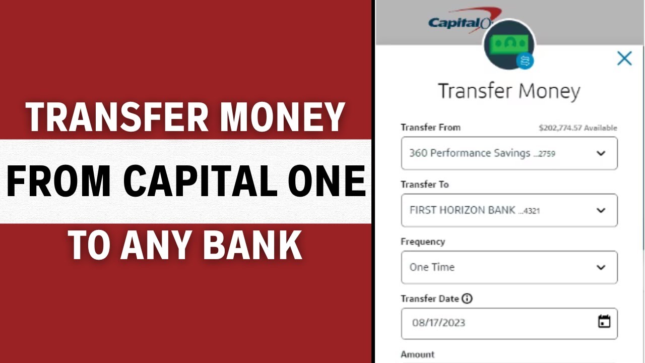 How To Transfer Money from Capital One to Another Bank (EASY!) - YouTube
