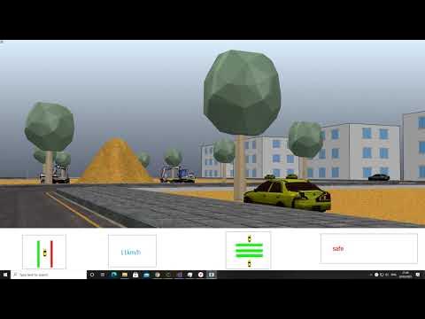 autonomous car and dashboard-vrep coppelias sim robotics (VREP ...