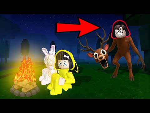 Yuta, Mio Dan Baby Celine Diganggu Monster Rusa Ditengah Hujan || ROBLOX