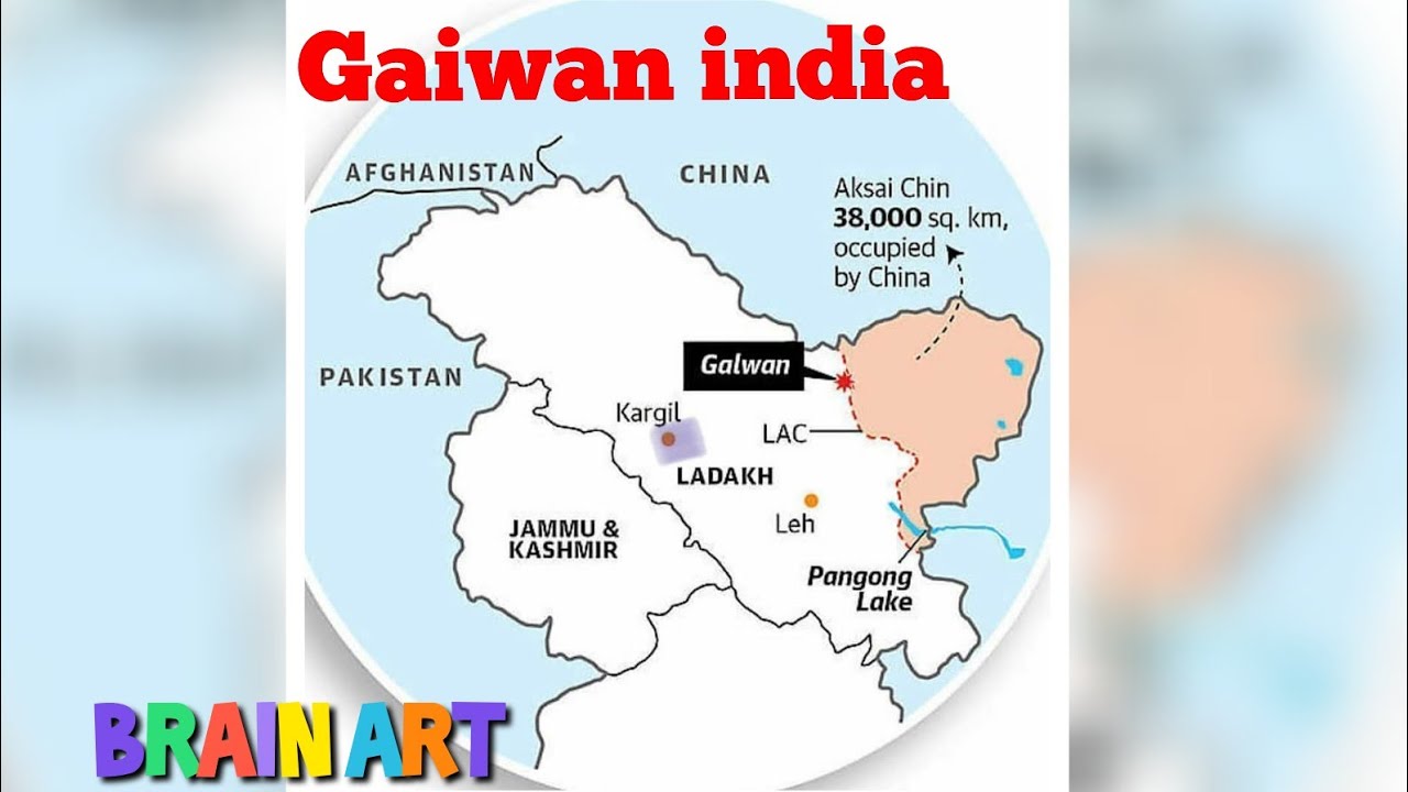 Gaiwan ghati India China border (India vs China) the secret map - YouTube
