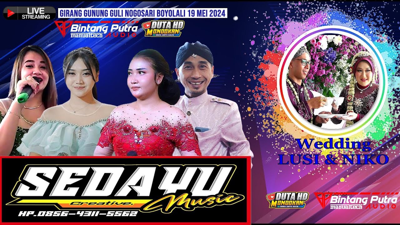 Live SEDAYU MUSIC//BINTANG PUTRA AUDIO/DUTA HD MONDOKAN Girang Gn Guli ...