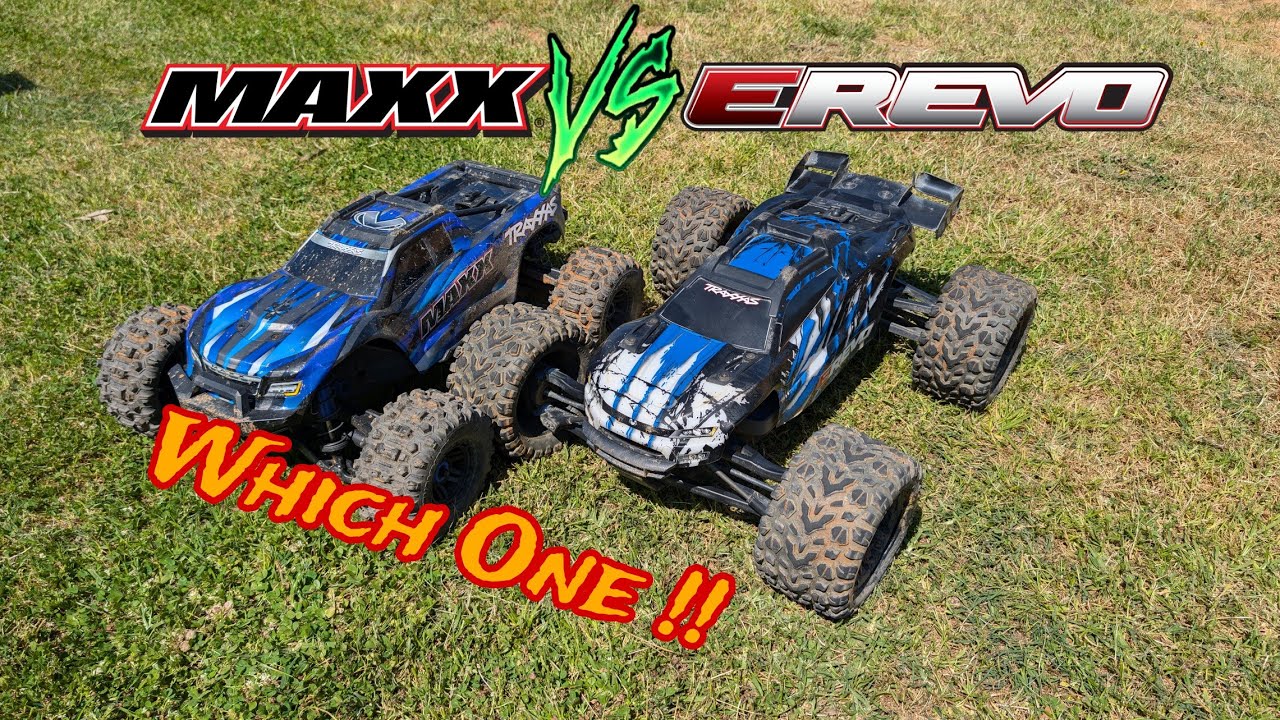 Traxxas Maxx V2 Vs Traxxas E Revo 2.0 .... which would you choose - YouTube