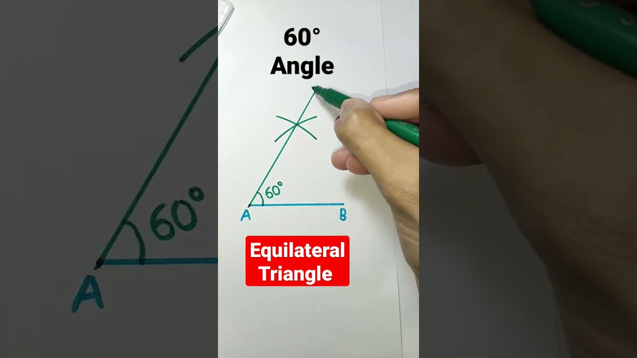 60 Degree Angle With Compass Construction Of Equilateral Triangle 60-degree-angle-with-compass-construction-of-equilateral-triangle