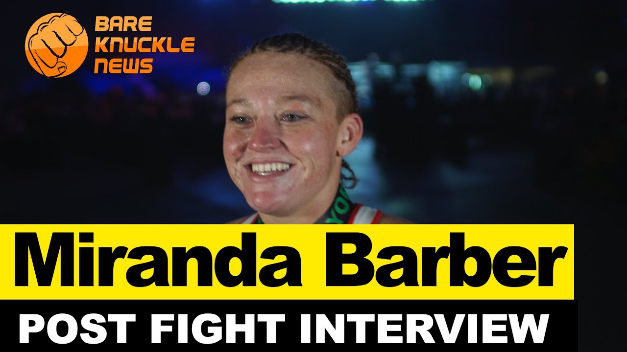 Hard Working Miranda Barber Post Fight Interview ~ BYB EXTREME 9 ~ Bare ...