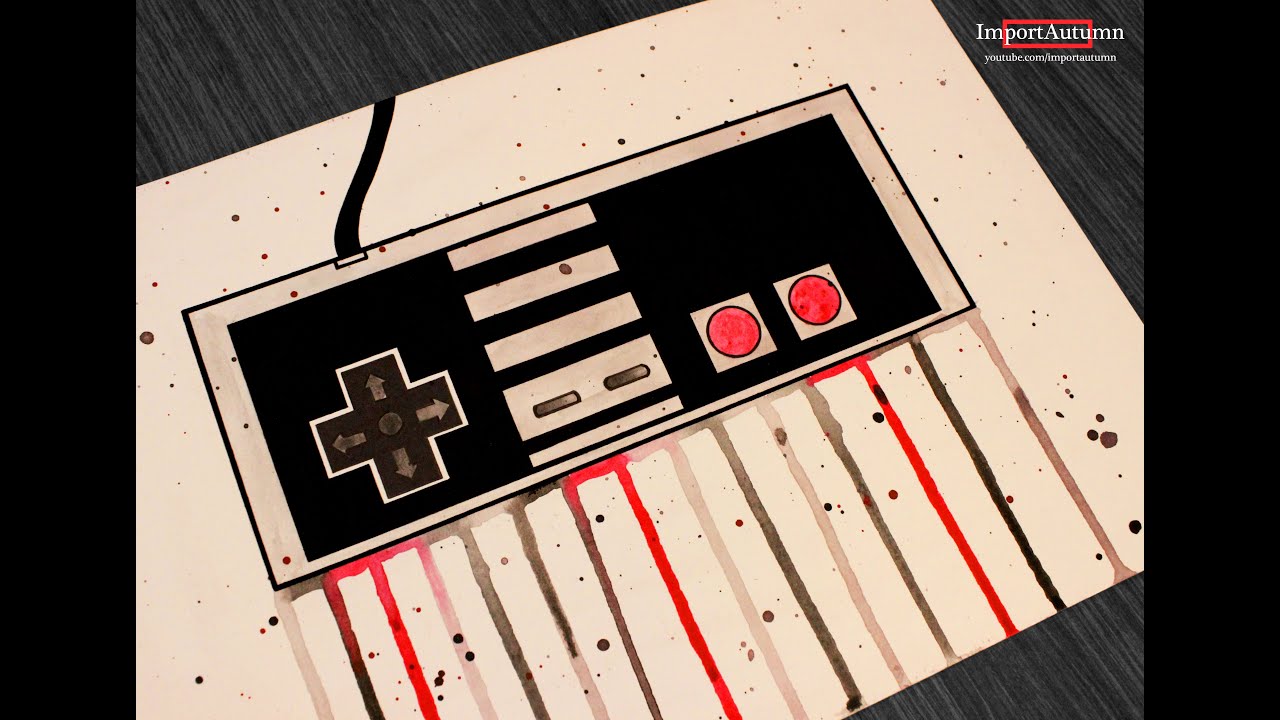 Daily Drawing #6 - Nintendo Controller - YouTube