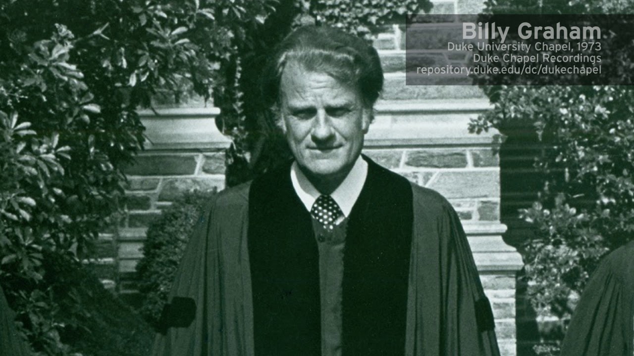 Billy Graham Sermon at Duke Chapel - YouTube