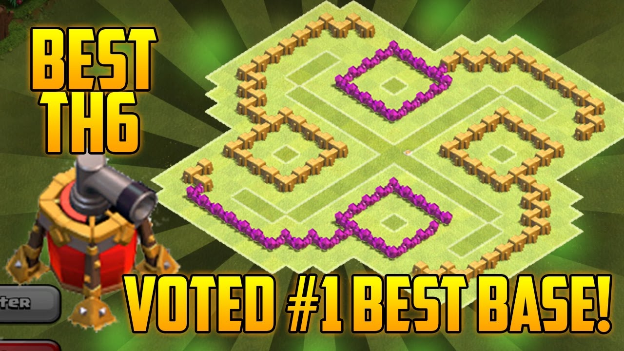Clash of Clans Town Hall 6 Defense (CoC TH6) BEST Farming Base With Air ...