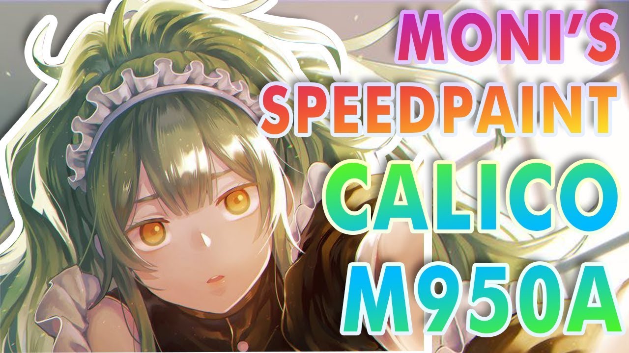 MONI'S SPEEDPAINT: CALICO M950A - YouTube
