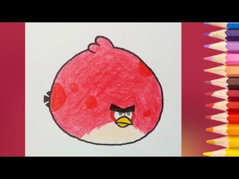 How to Draw Terence | Angry Birds - YouTube