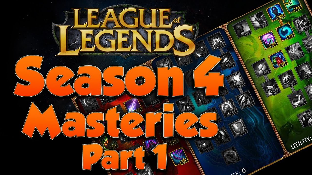 How to set your Season 4 Masteries (Part 1) - Detailed and Explained ...