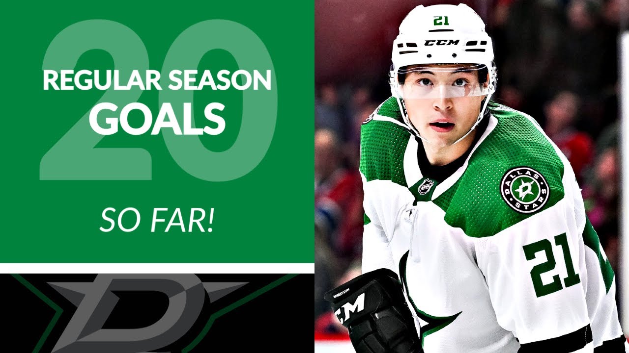 Jason Robertson's First 20 Goals of 22/23 NHL Regular Season - YouTube