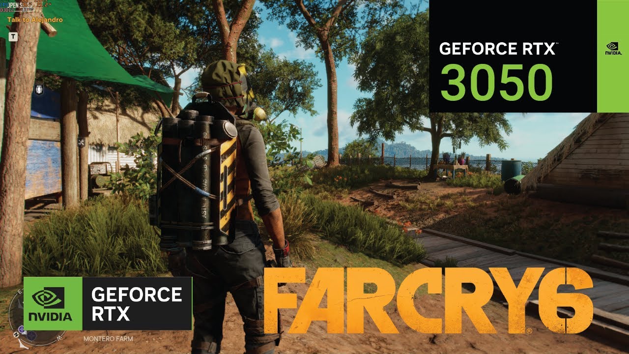 GeForce RTX 3050 8GB Farcry 6 Ultra Settings 1440p Gameplay - YouTube