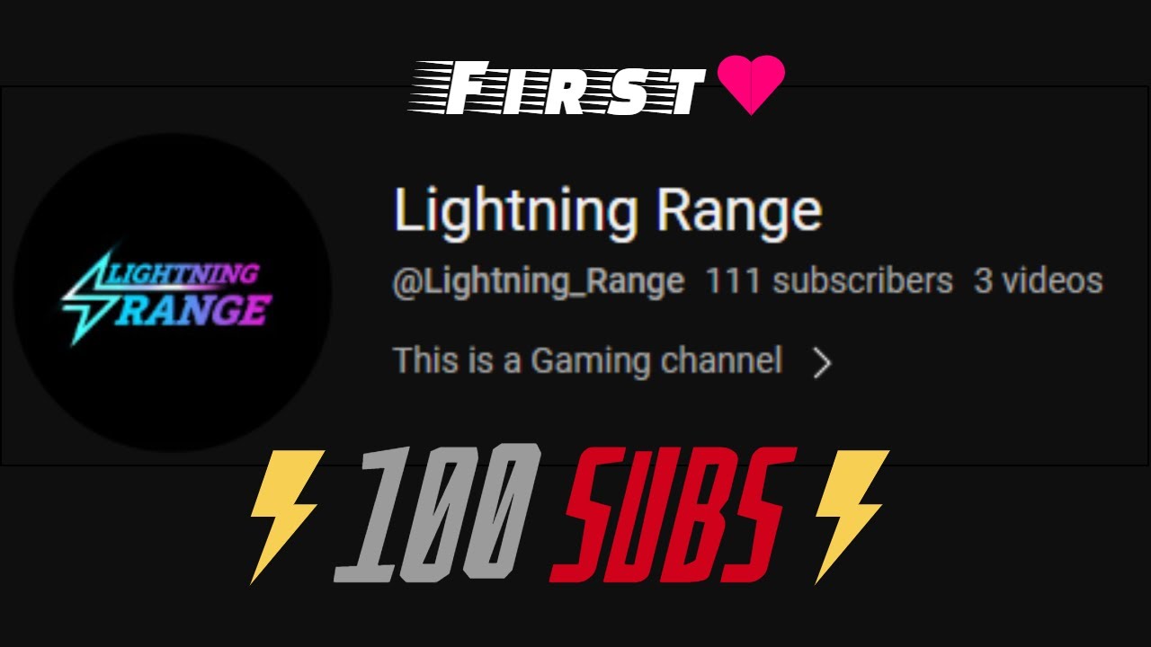 First 100 Subs Completed... - YouTube